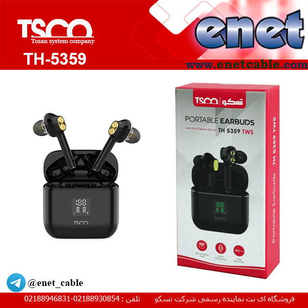 خرید و قیمت عمده ایرپاد بلوتوثی تسکو مدل TH-5359 ⭐️| فروشگاه ای‌نت