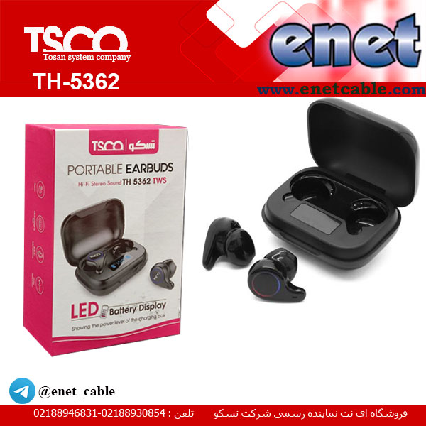 خرید و قیمت عمده ایرپاد بلوتوثی تسکو مدل TH-5362 ⭐️| فروشگاه ای‌نت