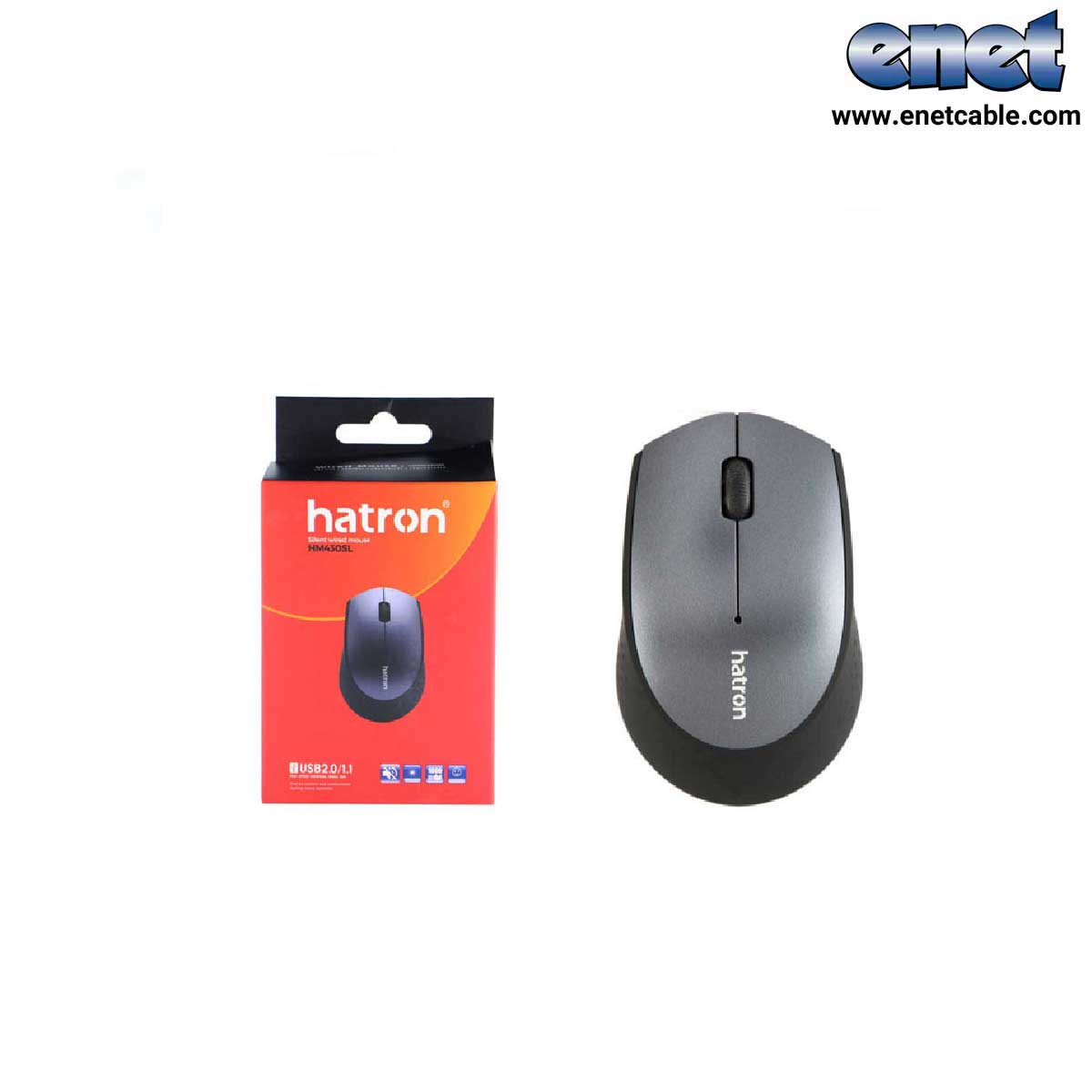 خرید و قیمت عمده موس سیم دار هترون مدل HM430SL ⭐️| فروشگاه ای‌نت