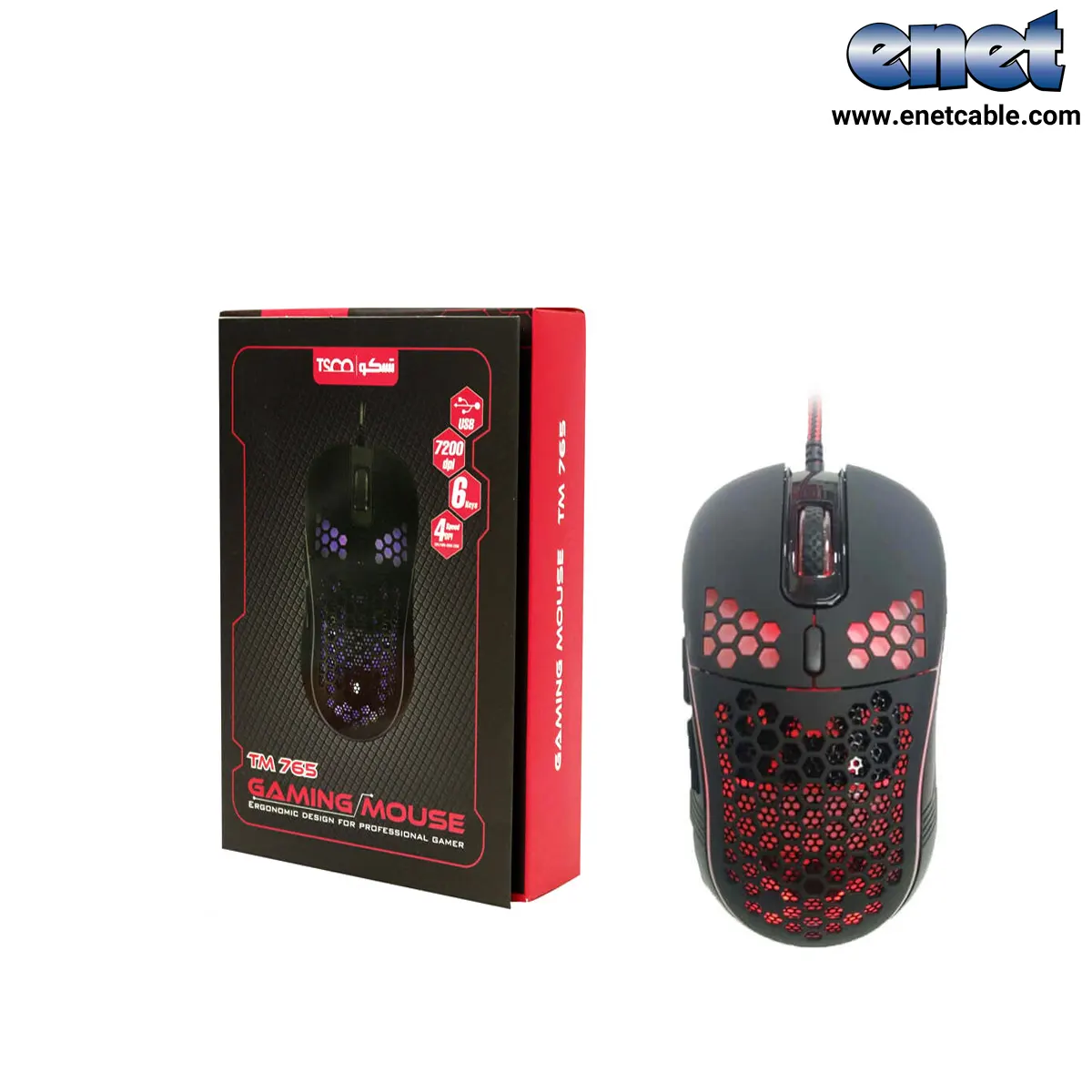 خرید و قیمت عمده موس باسیم گیمینگ تسکو مدلTM-765GA ⭐️| فروشگاه ای‌نت