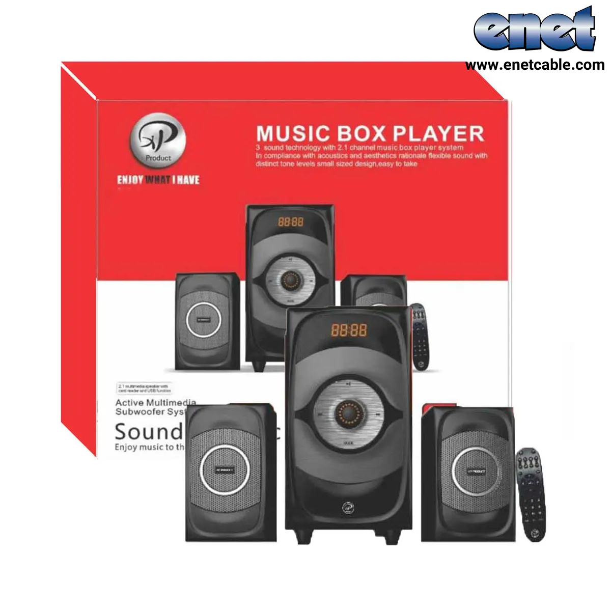 خرید و قیمت عمده اسپیکر سه تیکه XP-AC807 ⭐️| فروشگاه ای‌نت