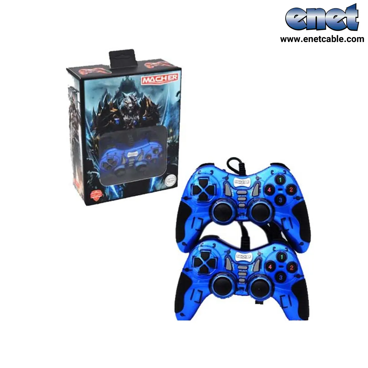 خرید و قیمت عمده گیم پد دوبل فانتزی مچر macher MR61 ⭐️| فروشگاه ای‌نت