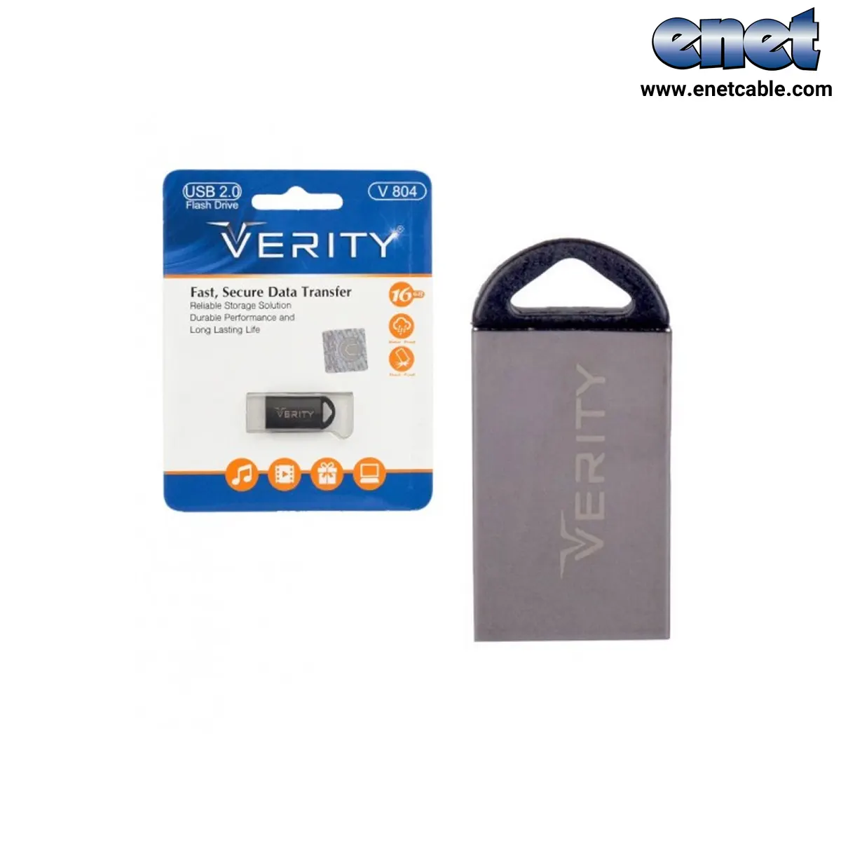 خرید و قیمت عمده فلش ۱۶ گیگ وریتی Verity V804 ⭐️| فروشگاه ای‌نت