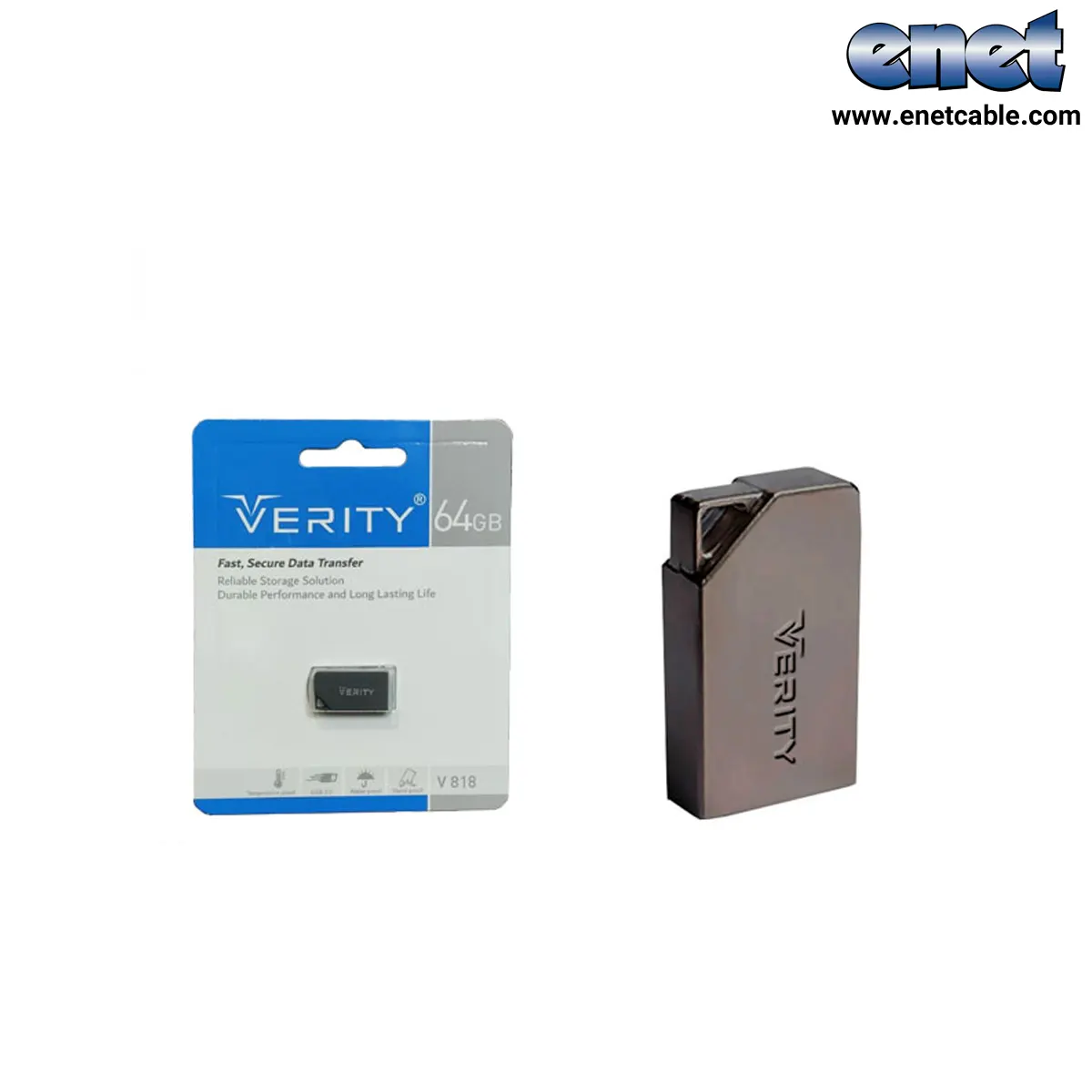 خرید و قیمت عمده فلش ۶۴ گیگ USB3.0 وریتی مدل V818 ⭐️| فروشگاه ای‌نت