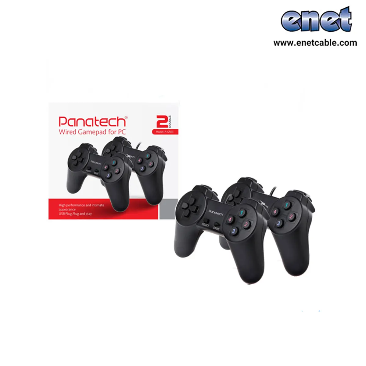 خرید و قیمت عمده گیم پد دوبل ساده PANATECH-G503 ⭐️| فروشگاه ای‌نت
