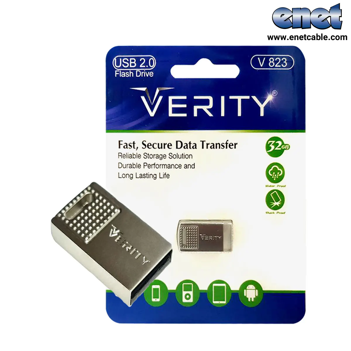 خرید و قیمت عمده فلش وریتی ۳۲ گیگ Verity- V823 ⭐️| فروشگاه ای‌نت