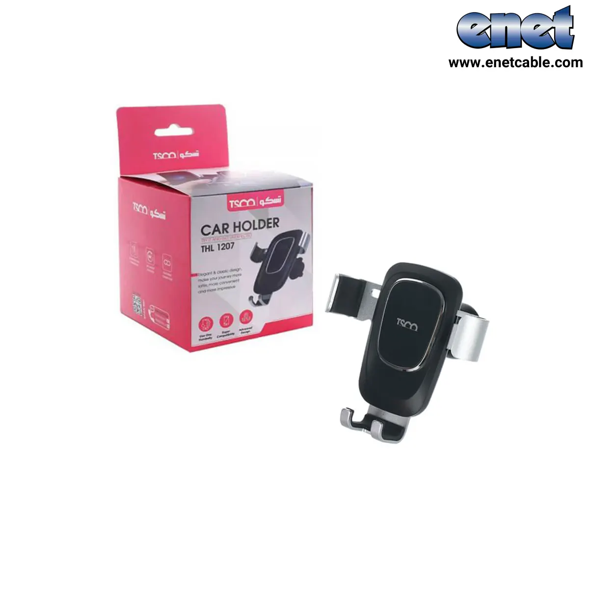 خرید و قیمت عمده هلدر موبایل کولری ماشین THL-1207 تسکو/TSCO ⭐️| فروشگاه ای‌نت