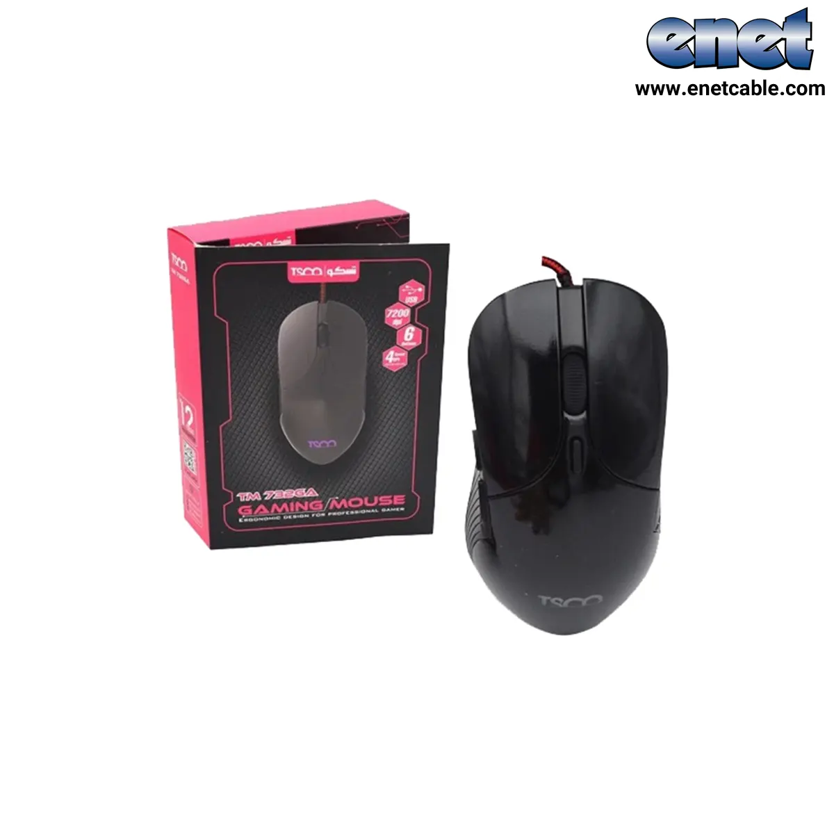 خرید و قیمت عمده موس باسیم گیمینگ تسکو مدلTM-732GA ⭐️| فروشگاه ای‌نت