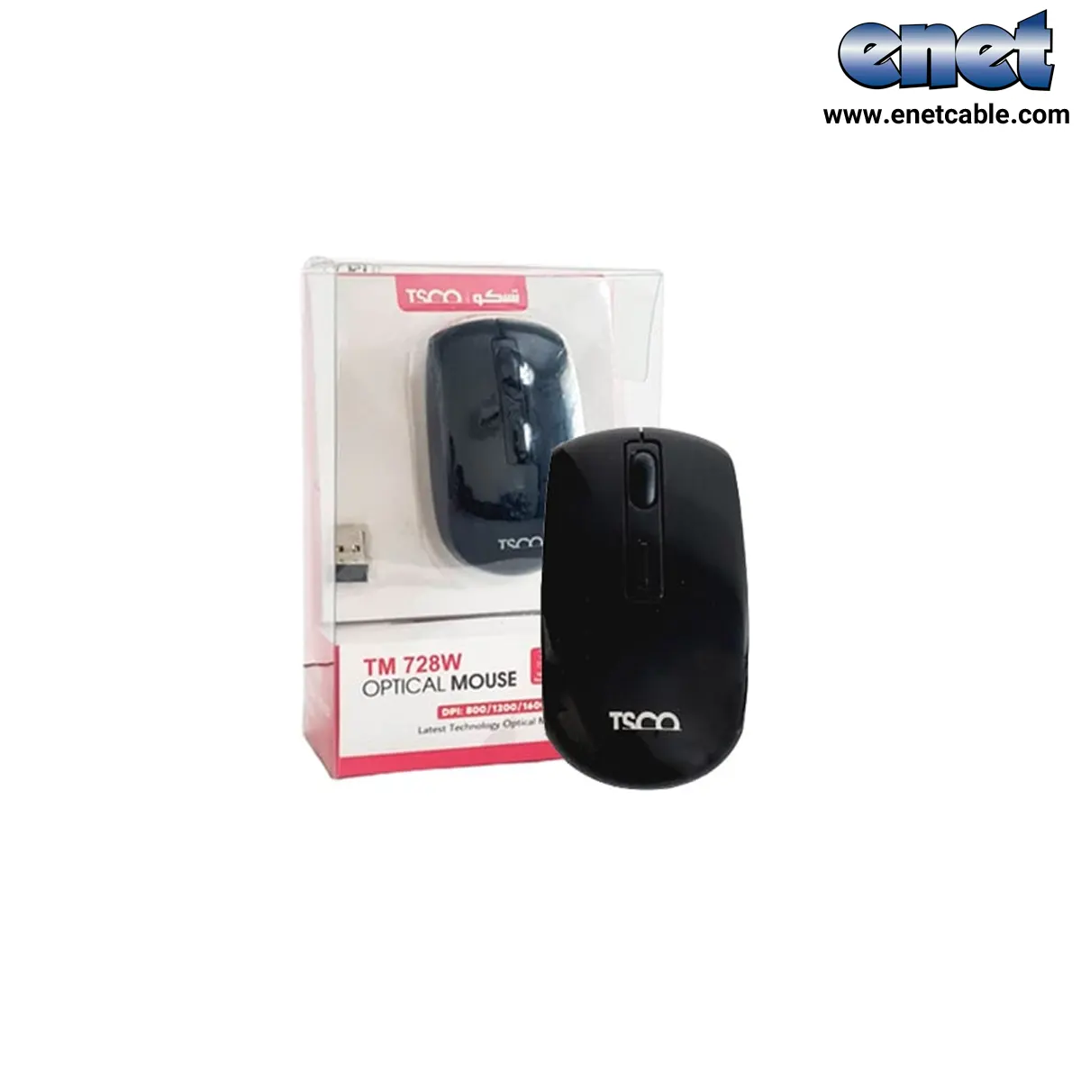 خرید و قیمت عمده موس بی سیم تسکو مدل TM-728 ⭐️| فروشگاه ای‌نت