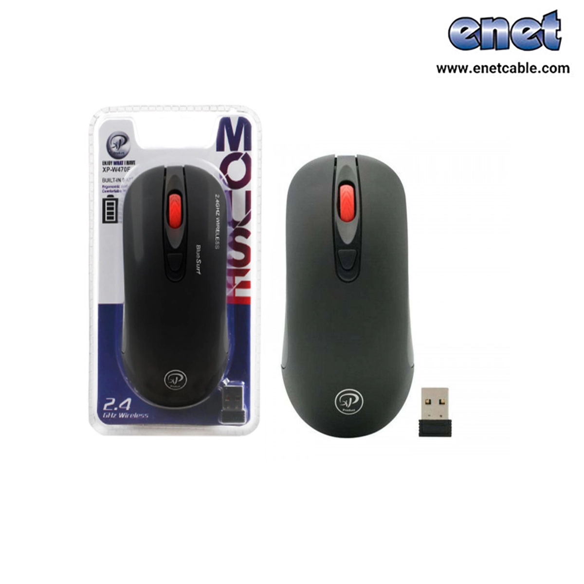 خرید و قیمت عمده موس بیسیم ایکس پی XP-W470 ⭐️| فروشگاه ای‌نت