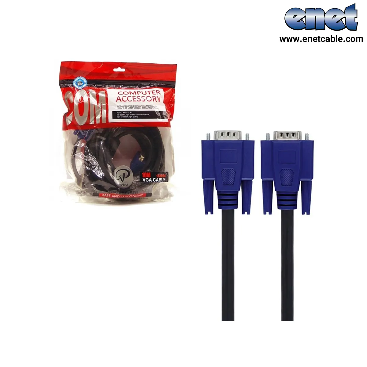 خرید و قیمت عمده کابل XP-Product VGA 10m ⭐️| فروشگاه ای‌نت