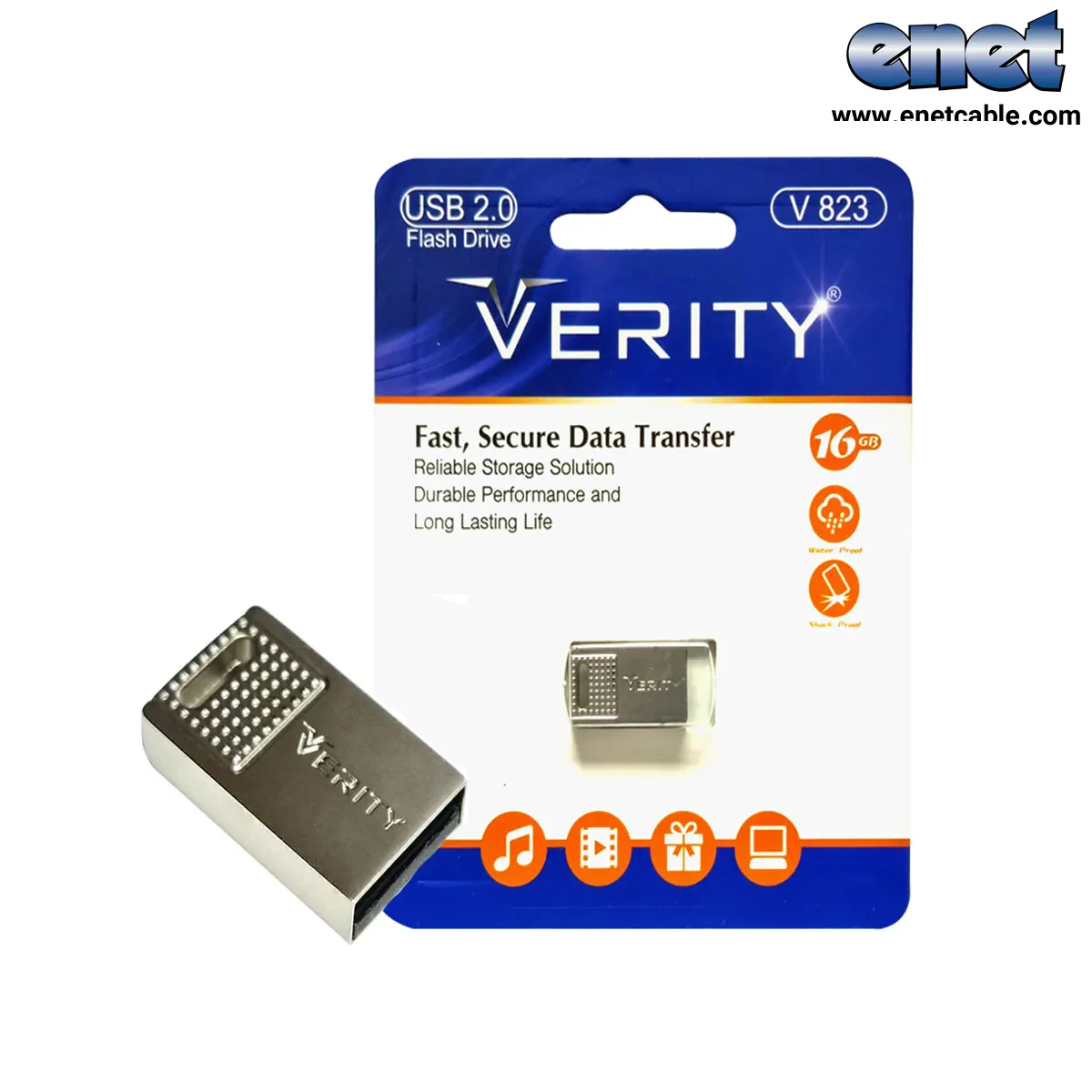 خرید و قیمت عمده فلش ۱۶ گیگ وریتی Verity V823 ⭐️| فروشگاه ای‌نت