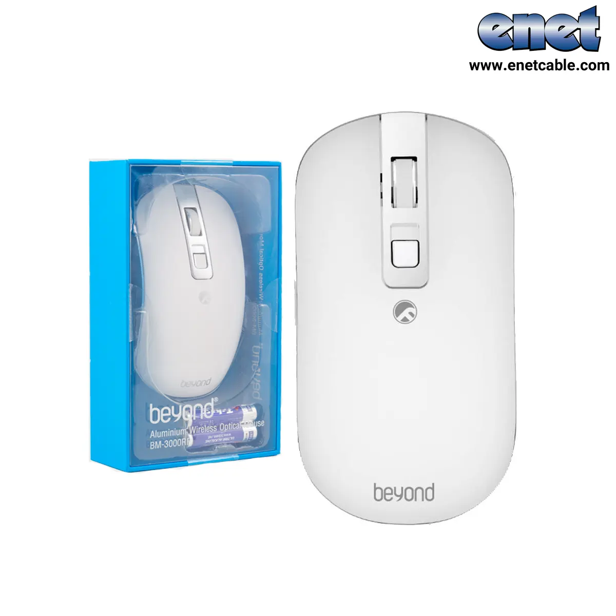 خرید و قیمت عمده موس بیسیم بیاند فراسو سفید BM-3000RF WH ⭐️| فروشگاه ای‌نت