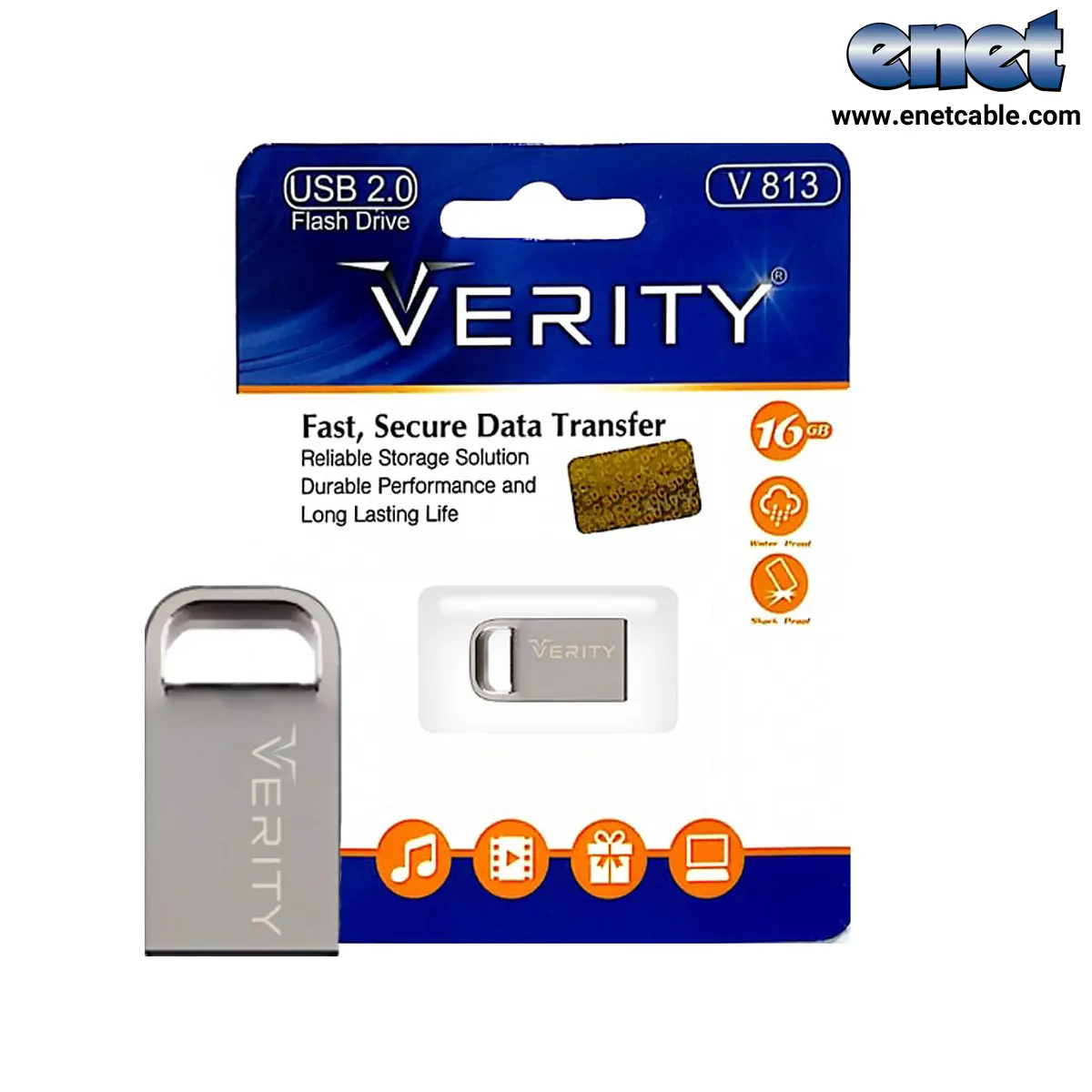 خرید و قیمت عمده فلش ۱۶ گیگ وریتی VERITY V813 ⭐️| فروشگاه ای‌نت