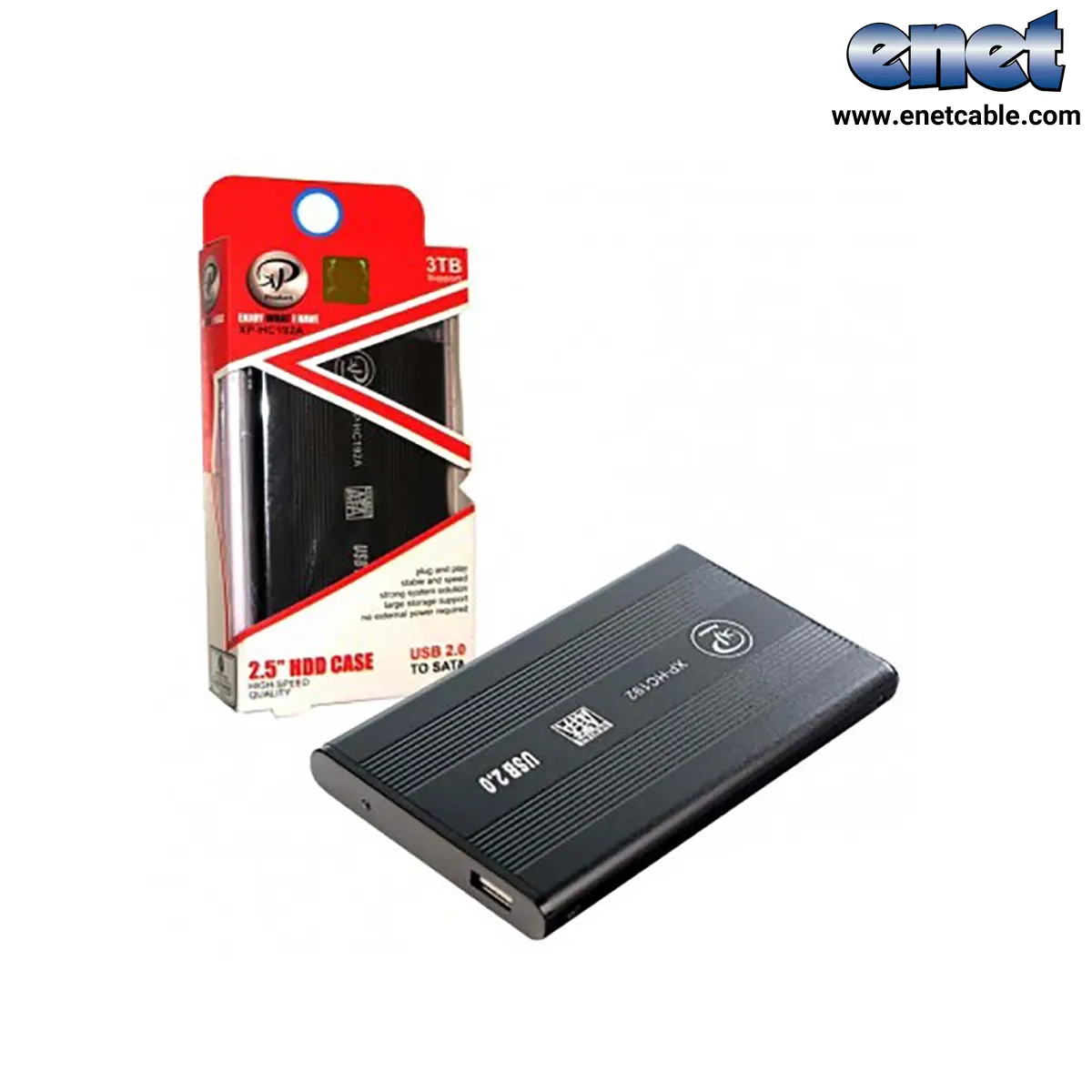 خرید و قیمت عمده باکس هارد لپ تاپی XP-HC 192G USB2 ⭐️| فروشگاه ای‌نت