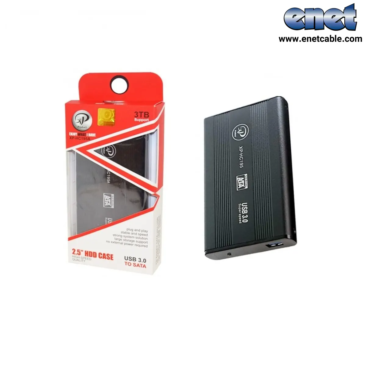 خرید و قیمت عمده باکس هارد لپ تاپی XP-HC 195G USB3 ⭐️| فروشگاه ای‌نت