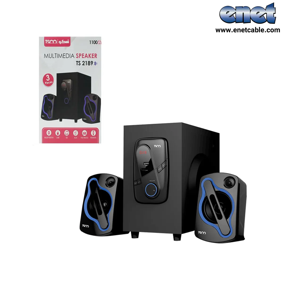 خرید و قیمت عمده اسپیکر سه تیکه تسکو TS-2189 ⭐️| فروشگاه ای‌نت