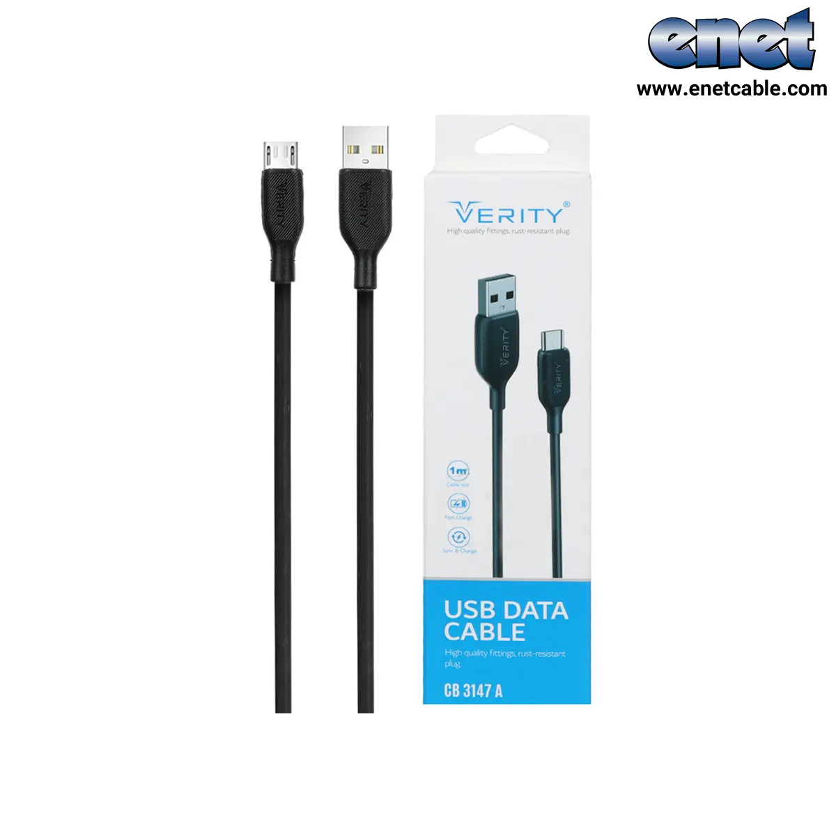 خرید و قیمت عمده کابل میکرو Verity CB 3147 1m ⭐️| فروشگاه ای‌نت