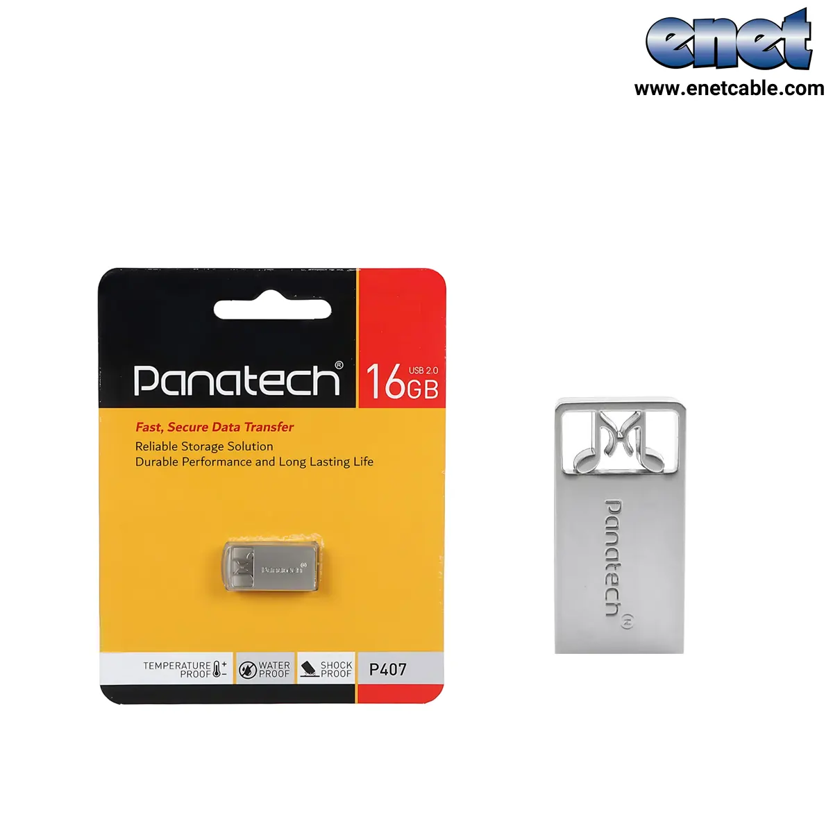 خرید و قیمت عمده فلش ۱۶ گیگ Panatech مدل P407 ⭐️| فروشگاه ای‌نت