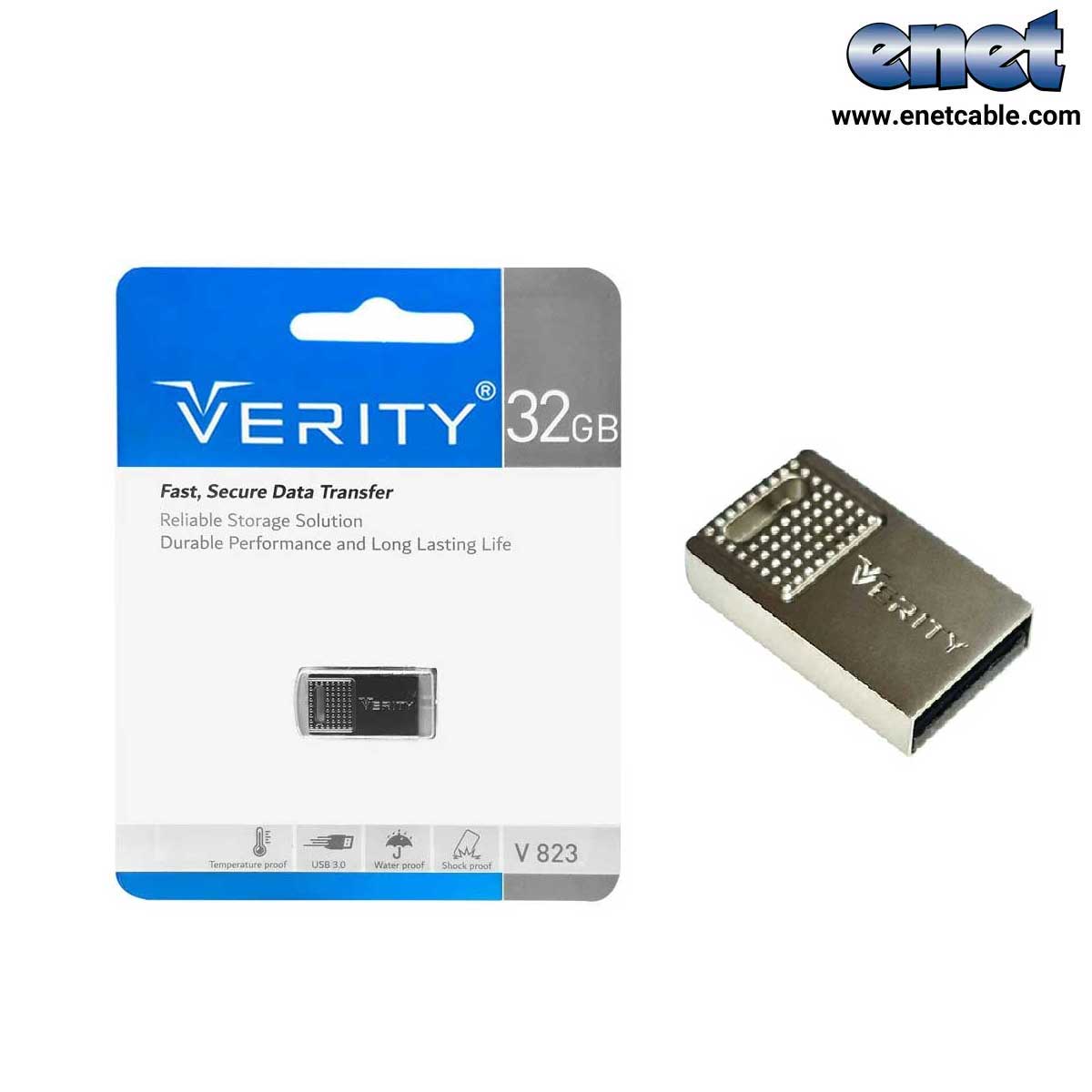 خرید و قیمت عمده فلش ۳۲ گیگ وریتی مدل v823 - usb3.0 ⭐️| فروشگاه ای‌نت