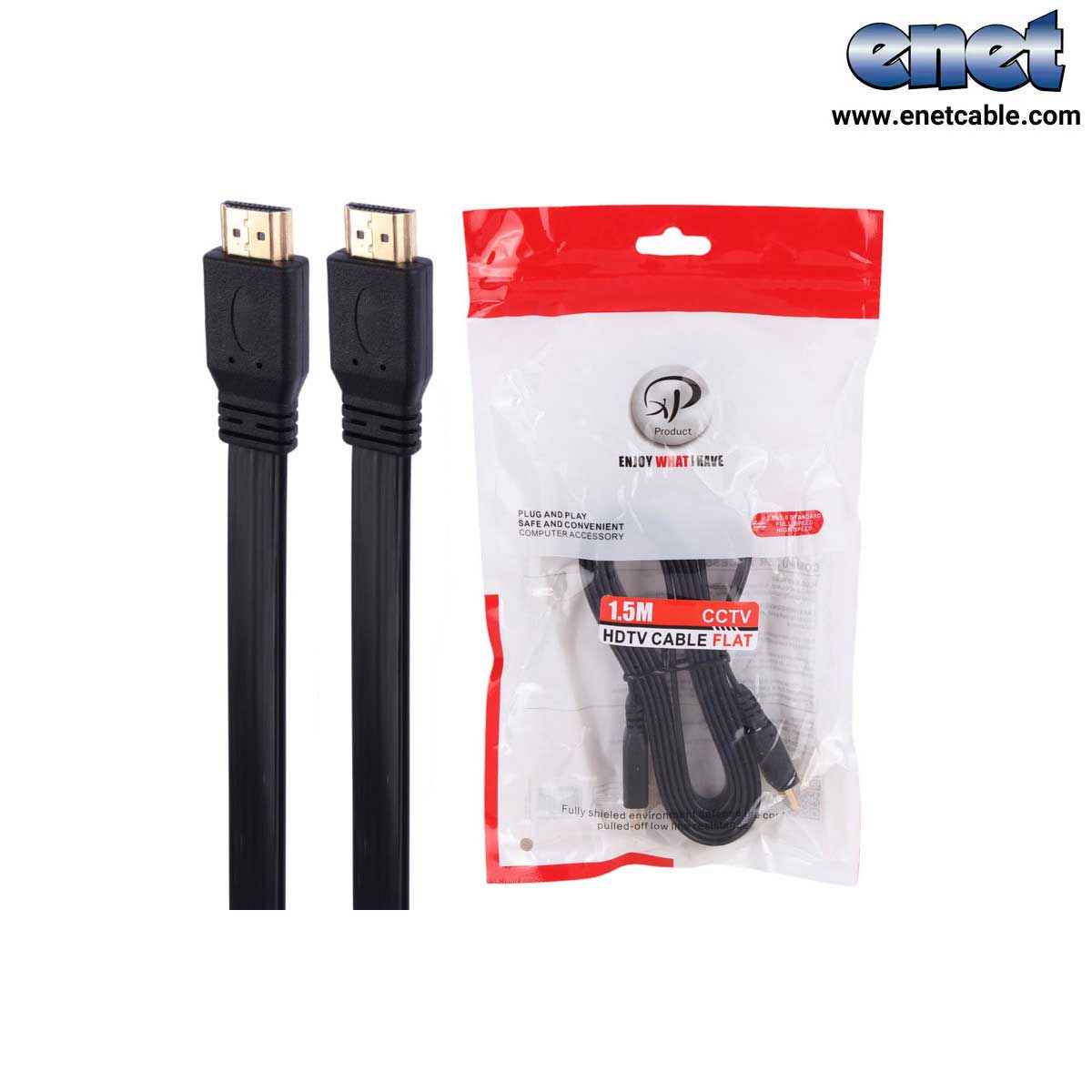 خرید و قیمت عمده کابل XP-Product HDMI 1.5m فلت ⭐️| فروشگاه ای‌نت