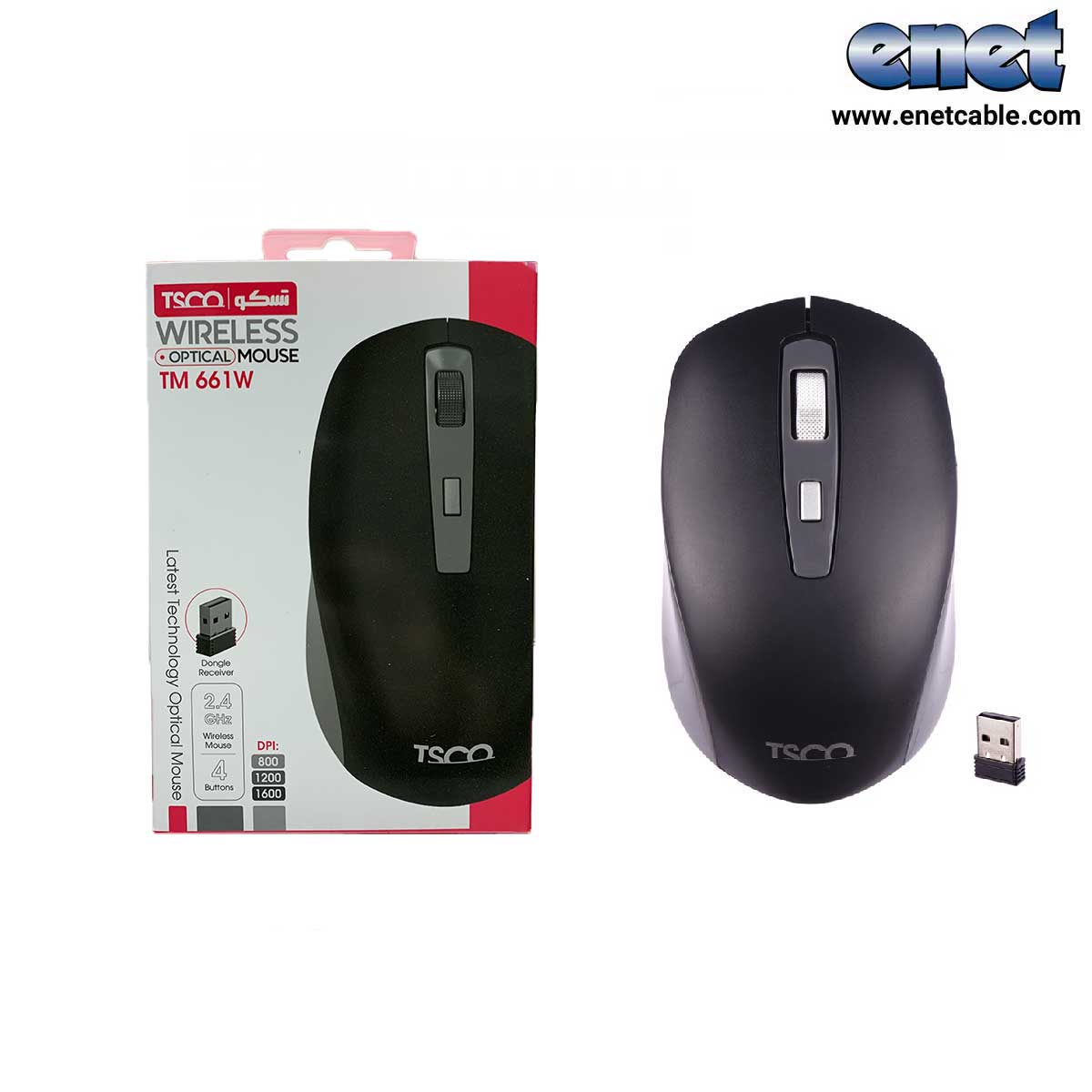 خرید و قیمت عمده موس بی سیم تسکو TSCO TM 661W ⭐️| فروشگاه ای‌نت
