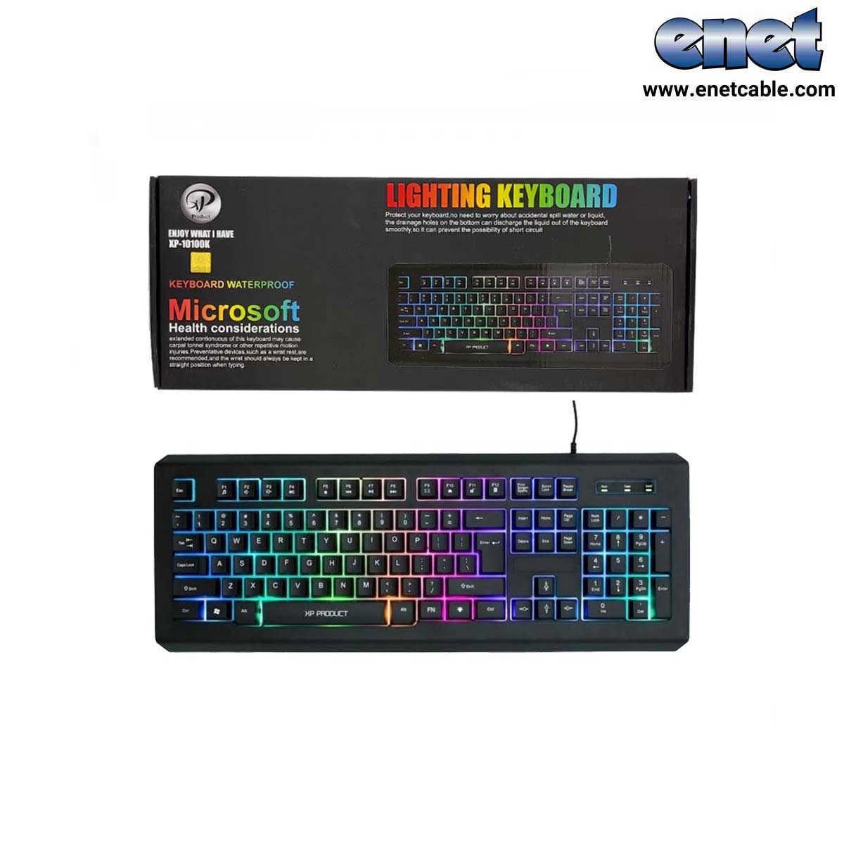 خرید و قیمت عمده کیبورد گیمینگ باسیم ایکس پی XP 11100 ⭐️| فروشگاه ای‌نت