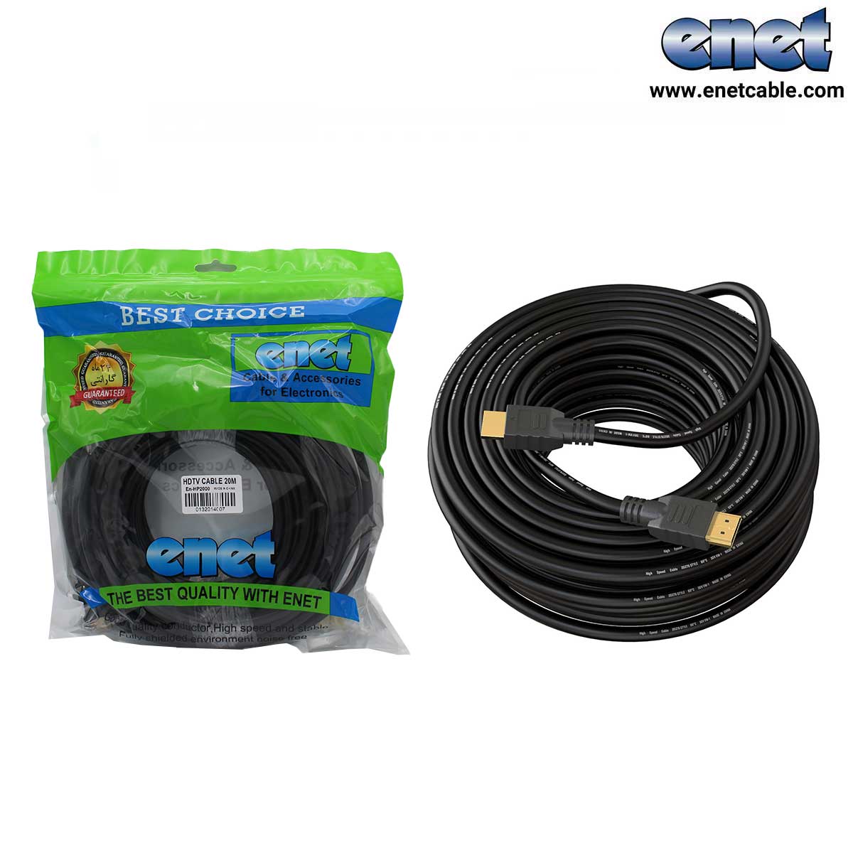خرید و قیمت عمده کابل ۲۰متریHDMI-PVC ای نت EN-HP2000 - ENET ⭐️| فروشگاه ای‌نت