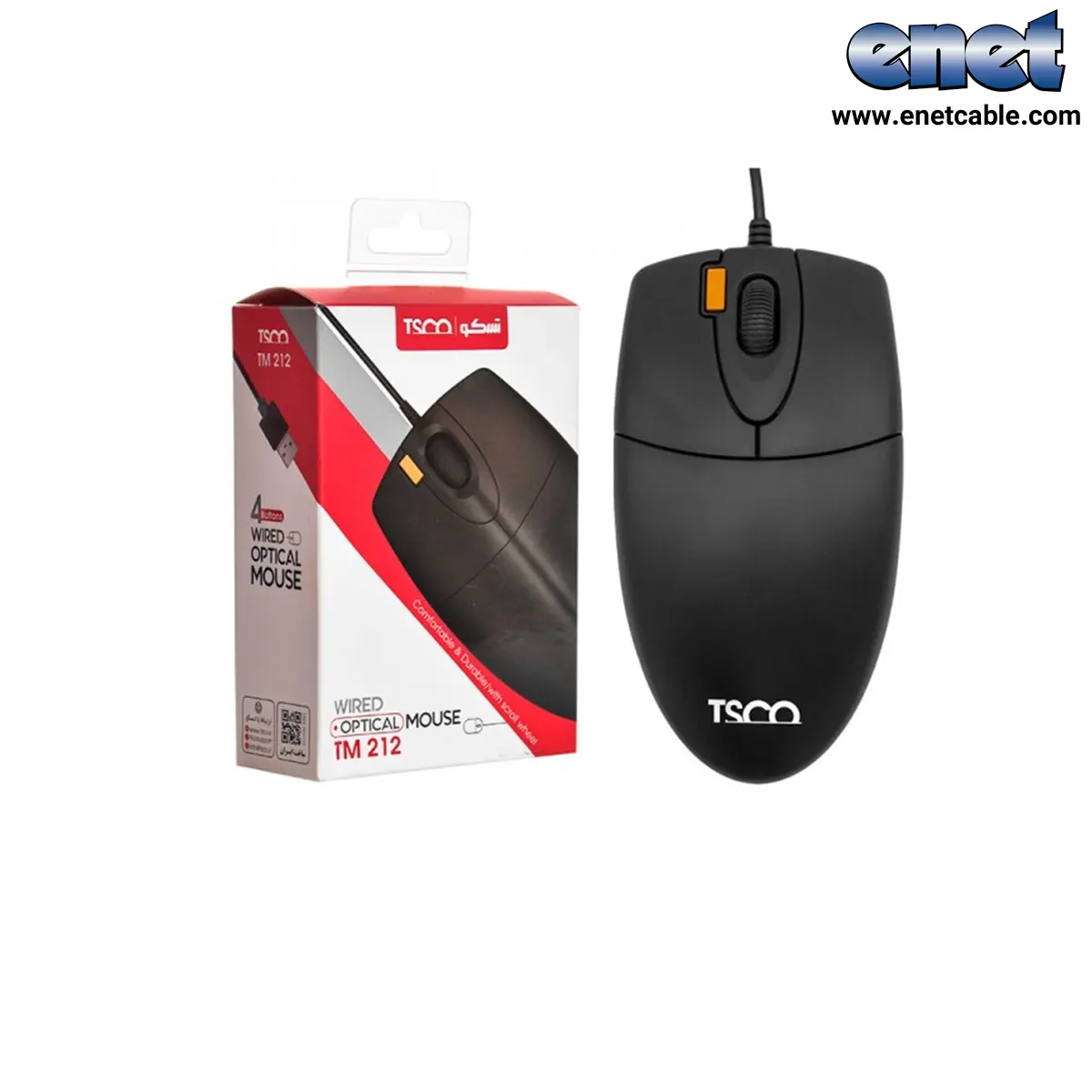 خرید و قیمت عمده موس باسیم تسکو TSCO -TM212 ⭐️| فروشگاه ای‌نت