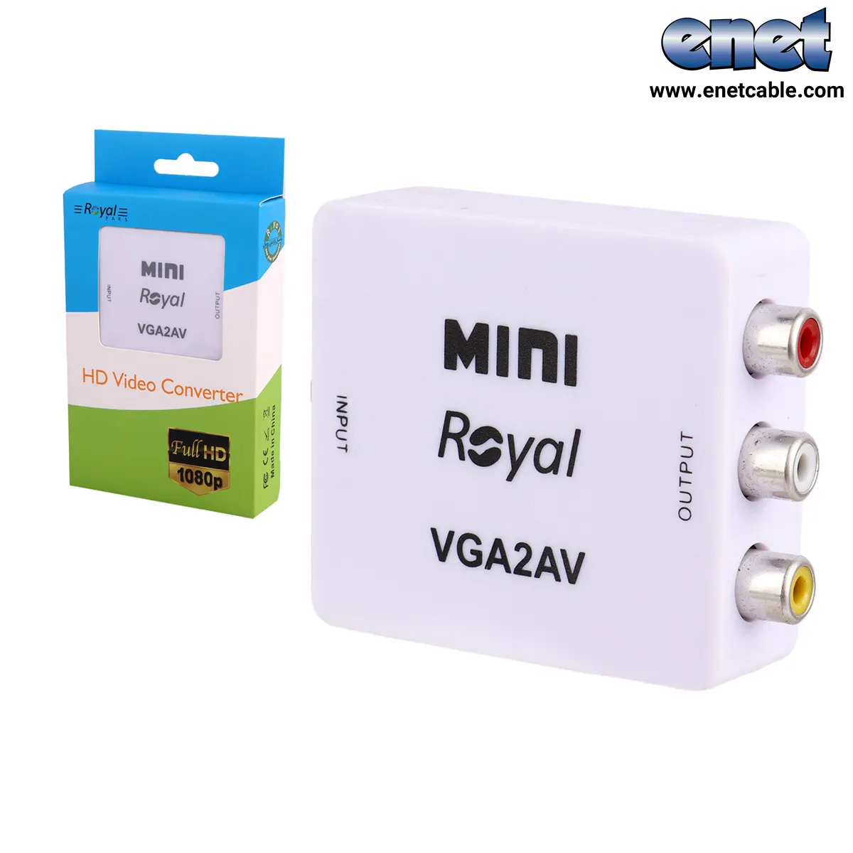 خرید و قیمت عمده تبدیل رویال ROYAL-VGA TO AV ⭐️| فروشگاه ای‌نت